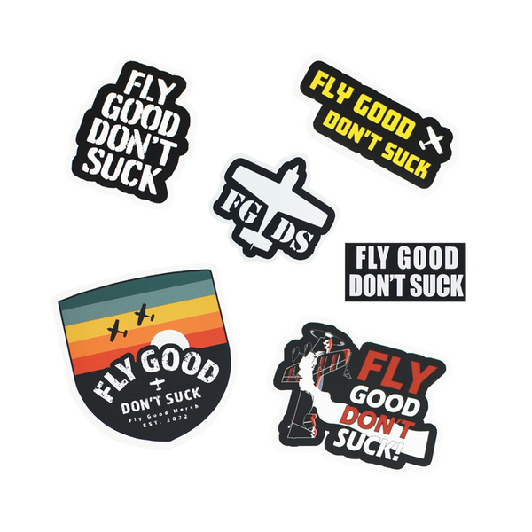 FLY GOOD STICKER PACK – Fly Good Merch
