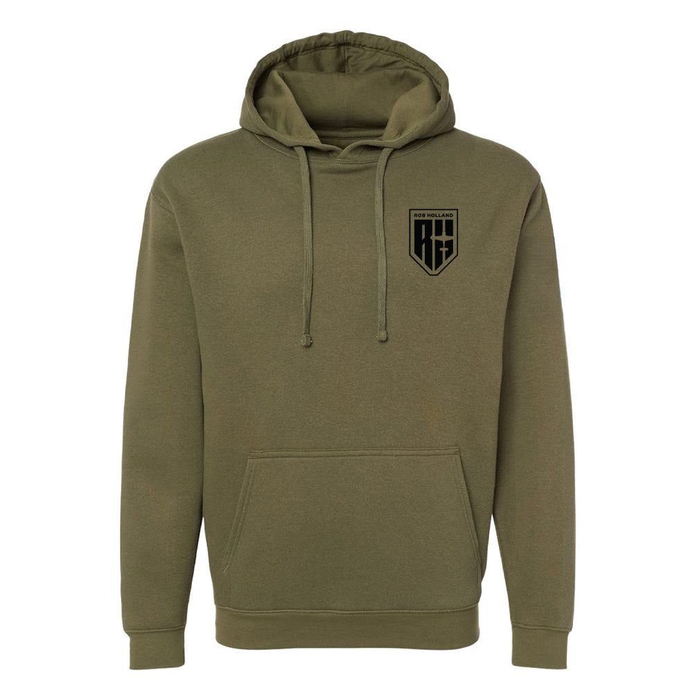 RH AEROSPORTS MILITARY GREEN FLAG HOODIE – Fly Good Merch